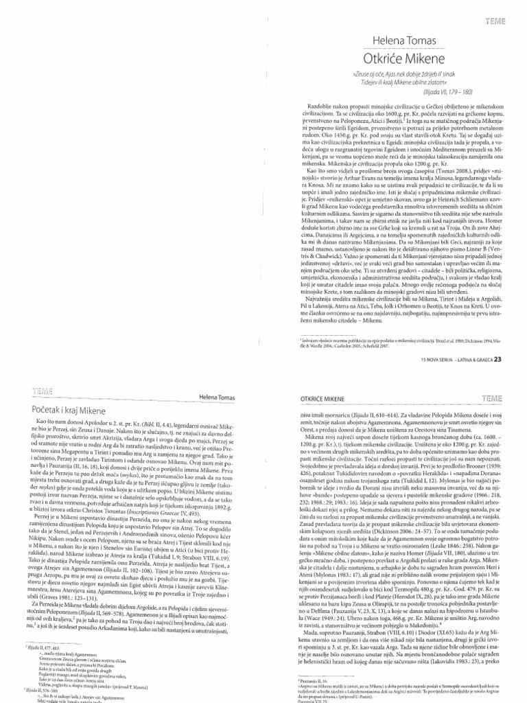 Otkrice Mikene | PDF