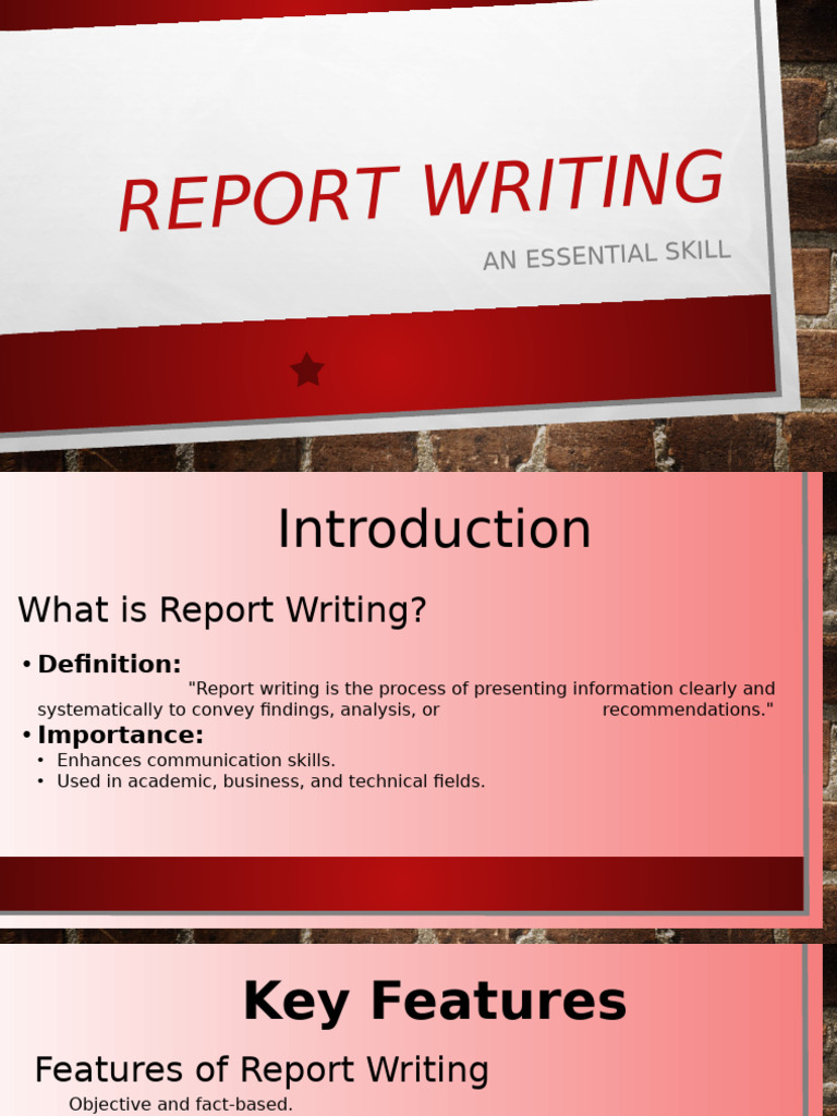 Report Writing | PDF