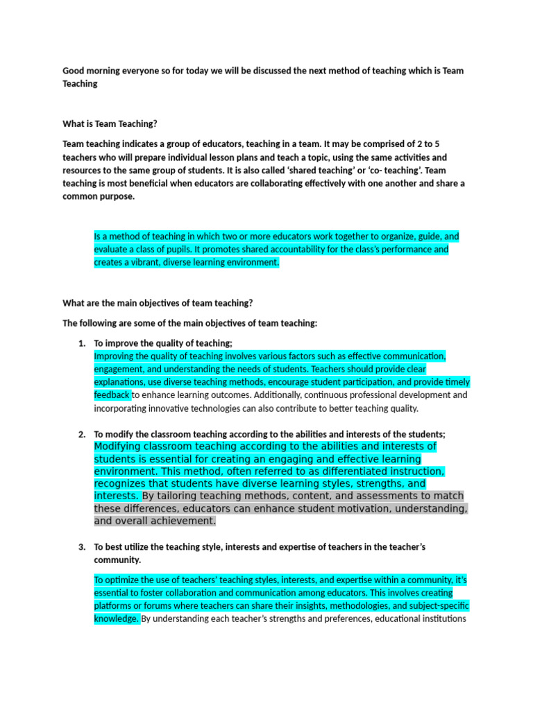 Arts. Sat | PDF | Teachers | Teaching Method