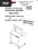 Operation Manual &: Strapping Machine | PDF | Switch | Screw