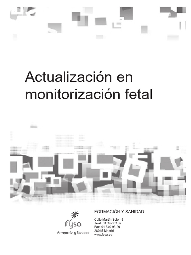 Manual Monitorización fetal anteparto | PDF | Placenta | Anatomía