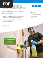 Synergex™: Powerful ACID Sanitizer | PDF | Disinfectant | Biofilm