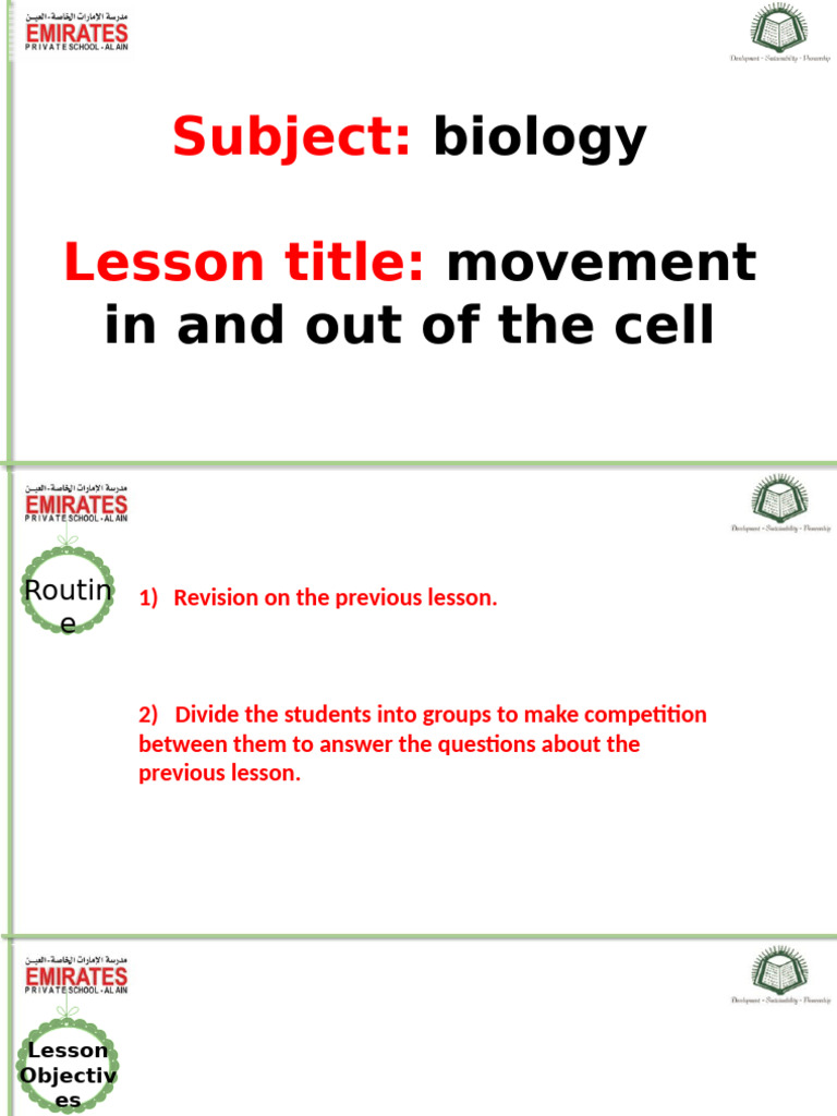 Movement in and Out of the Cell. Diffusion (1) | PDF | Diffusion | Cell Membrane