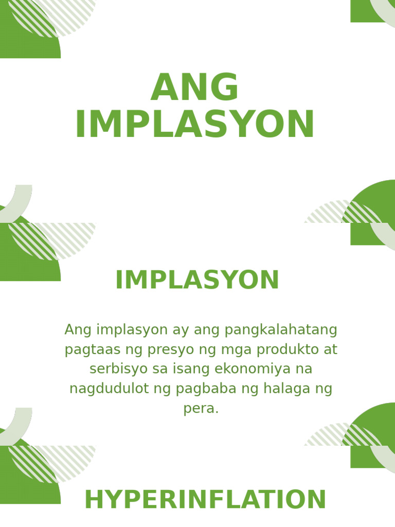Implasyon | PDF