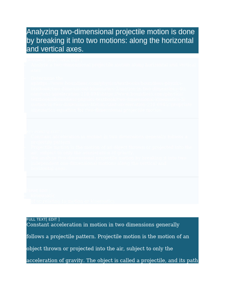 Analyzing Two | PDF | Acceleration | Applied And Interdisciplinary Physics