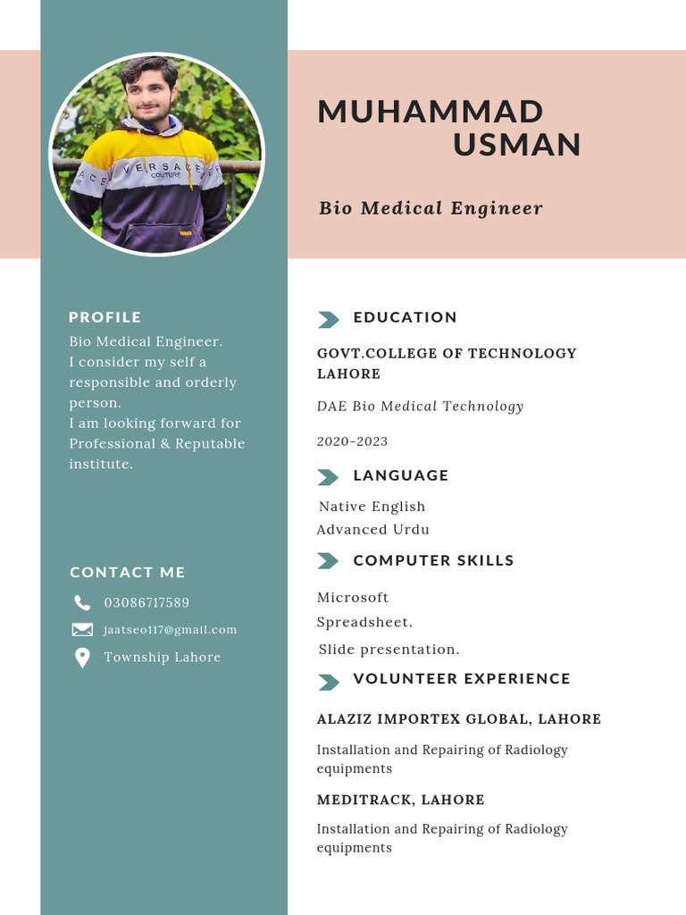 Usman CV Yzbbs | PDF