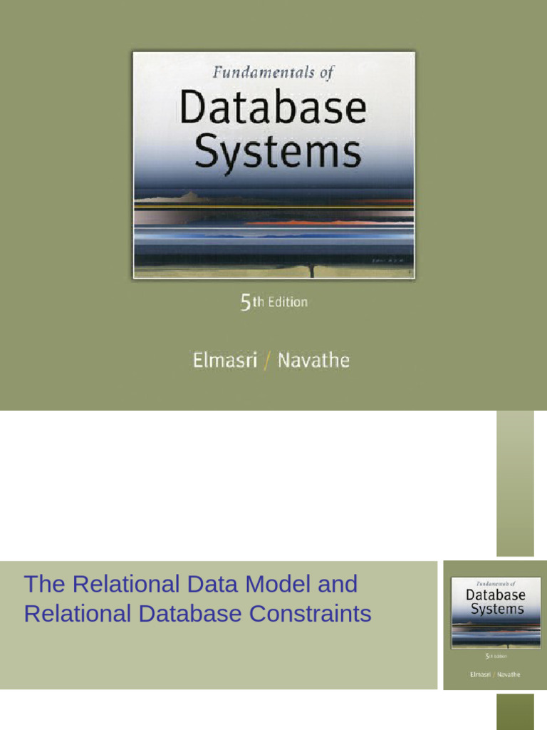 2 Relational Data Model and Relational Database Constraints (2) | PDF | Relational Model ...