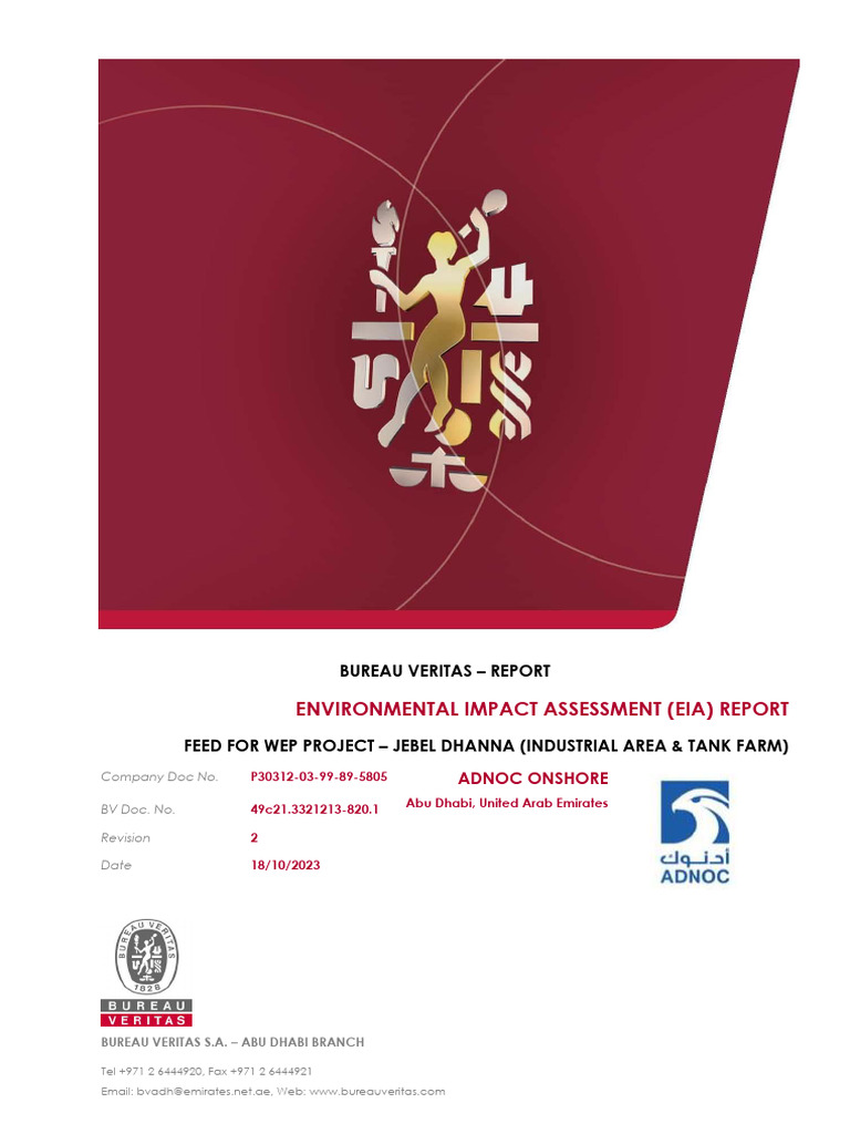 JD (Industrial Area & Tank Farms) EIA Report Rev 2 | PDF ...