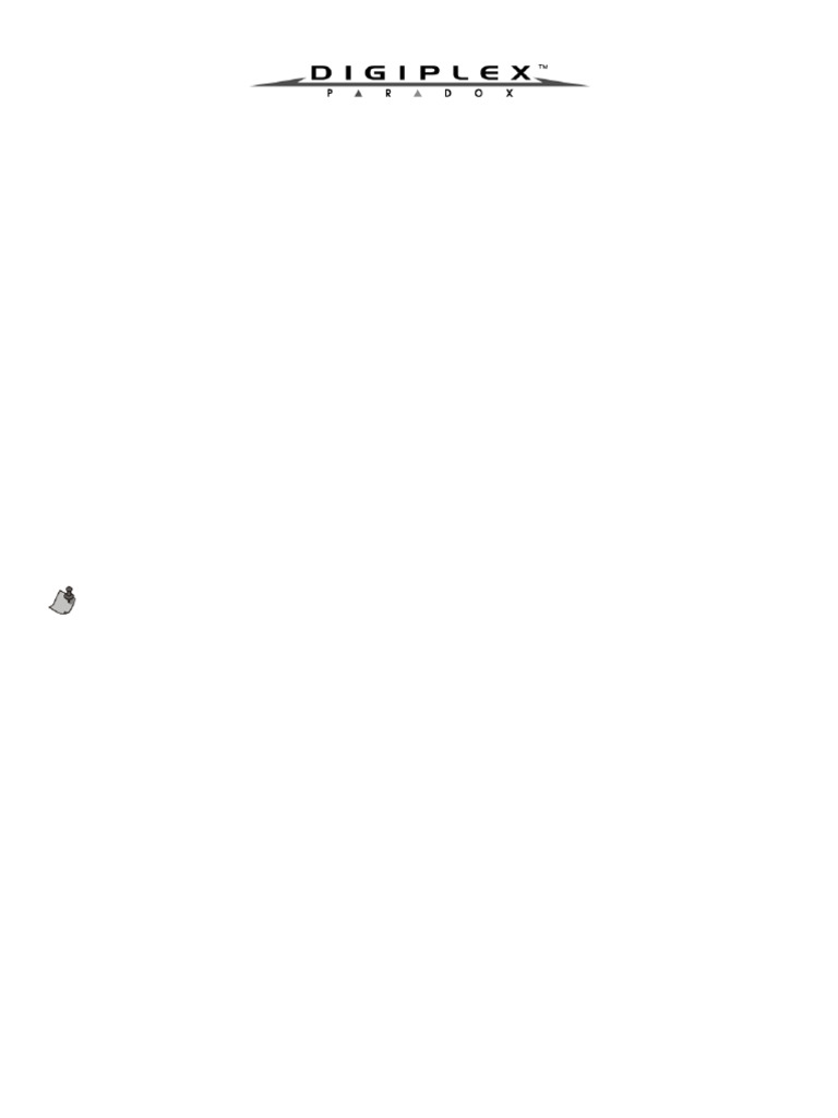 Paradox APR3-PRT3 Printer Module: ASCII Protocol Programming ...