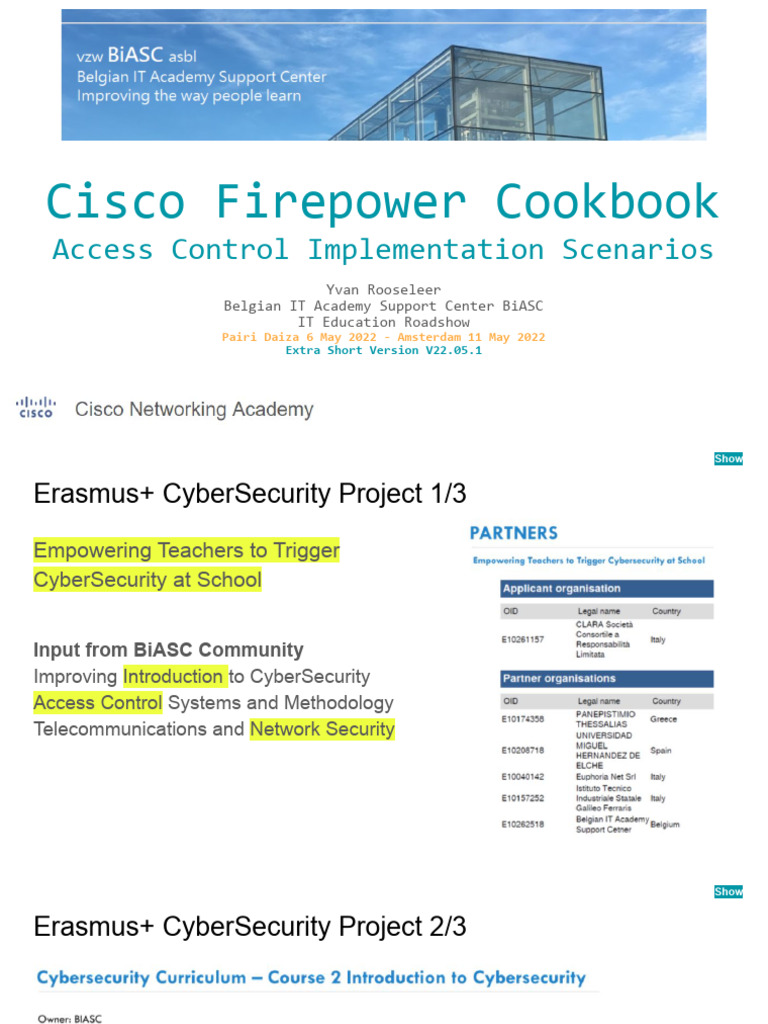 cisco-firepower-cookbook-access-control-implementation-scenarios---xs-v22.05 | PDF | Firewall ...