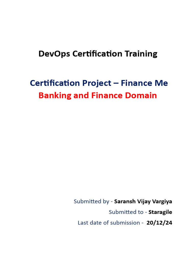 Capstone Project - Banking and Finance Project | PDF | Sudo | Virtual Machine