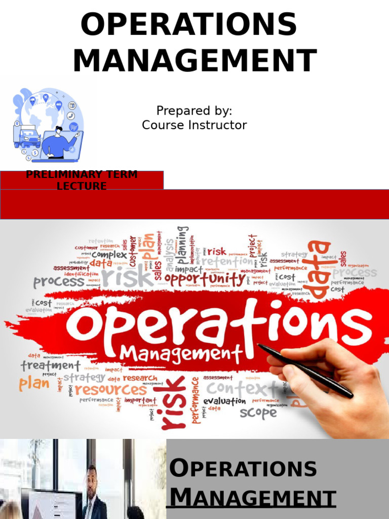 01 Preliminary MGT010 Operations Management Lecture | PDF | Forecasting | Marketing