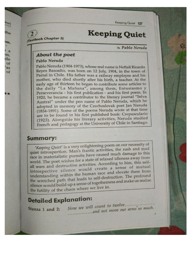 Keeping Quiet | PDF