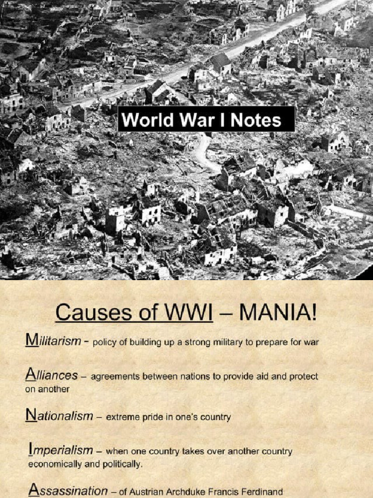 World War 1 | PDF