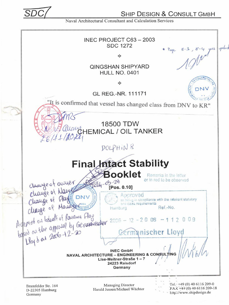 INTACT STABILITY 01 | PDF