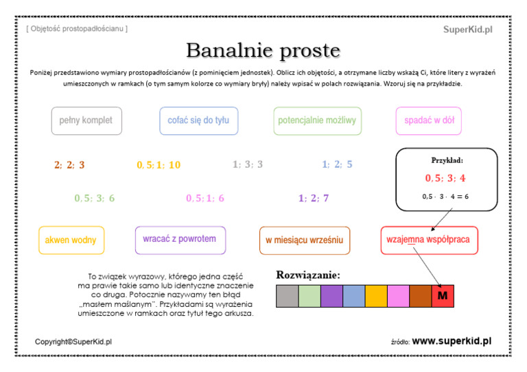 Objetosc Prostopadloscianu 6 | PDF