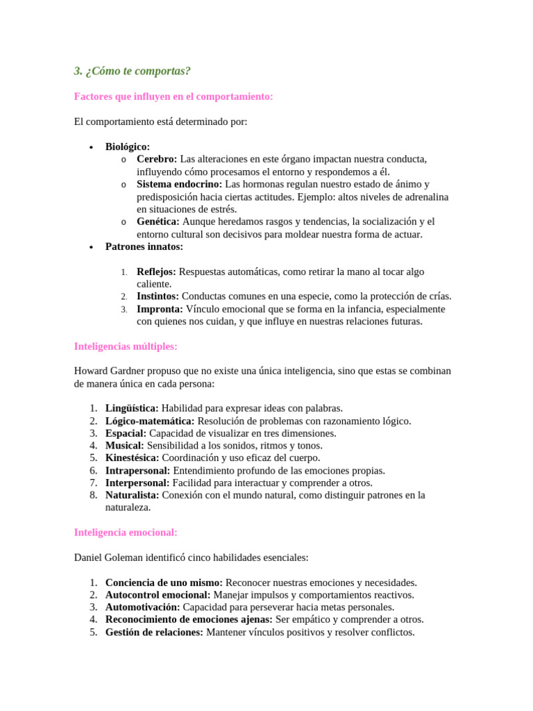 Fopp 3 4 y 5 | PDF | Las emociones | Adolescencia