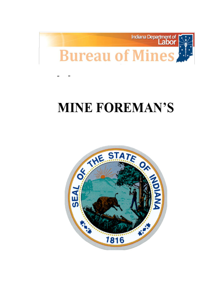 MINE FOREMAN Study Guide 2024 New | PDF | High Voltage