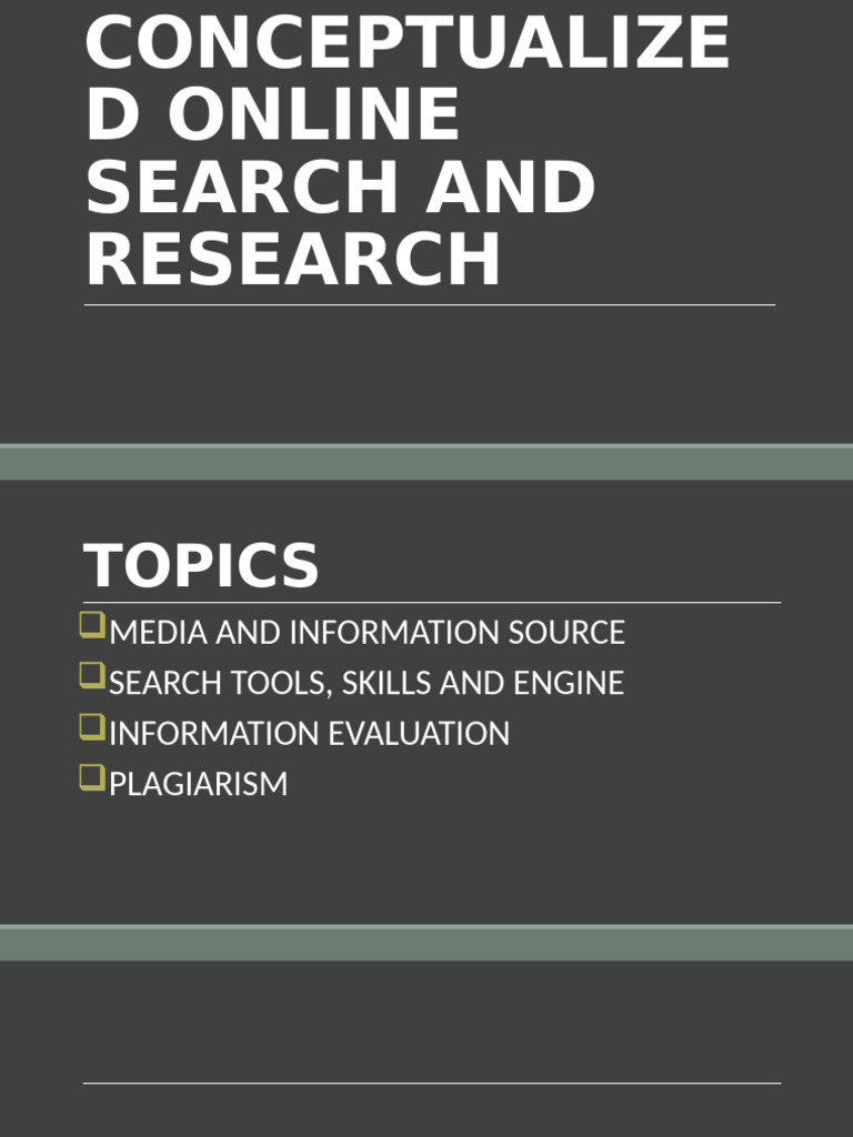 Online Search and Research Essentials | PDF | Libraries | Information