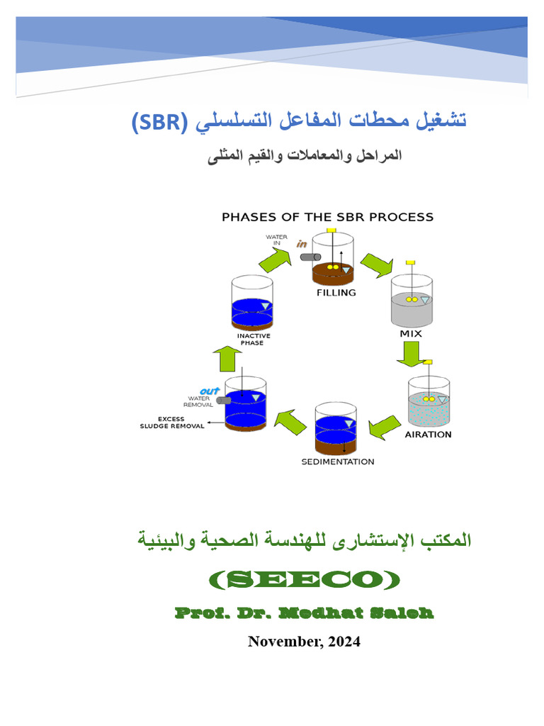 تشغيل محطات sbr | PDF