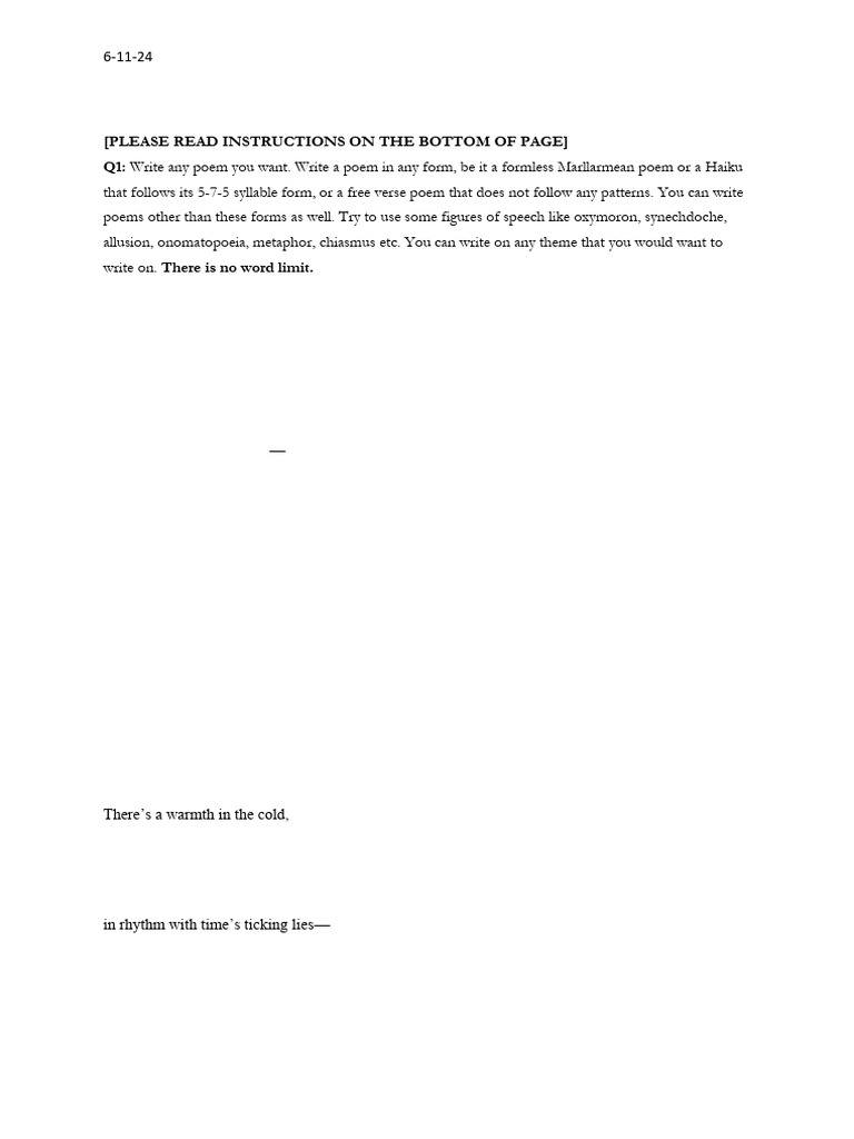 Questions of Practical CWE | PDF | Paintings | Flowers