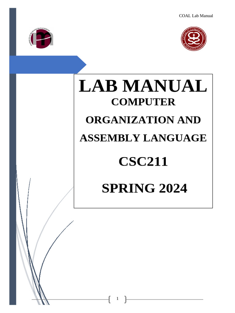 Coal Manual 2024 | PDF | Assembly Language | Integer (Computer Science)
