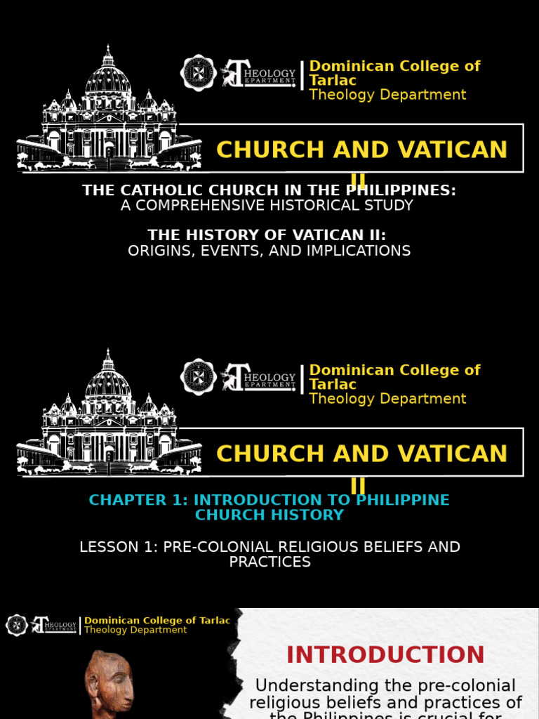 Church and Vatican Ii - Prelims | PDF | Catholic Church | Philippines