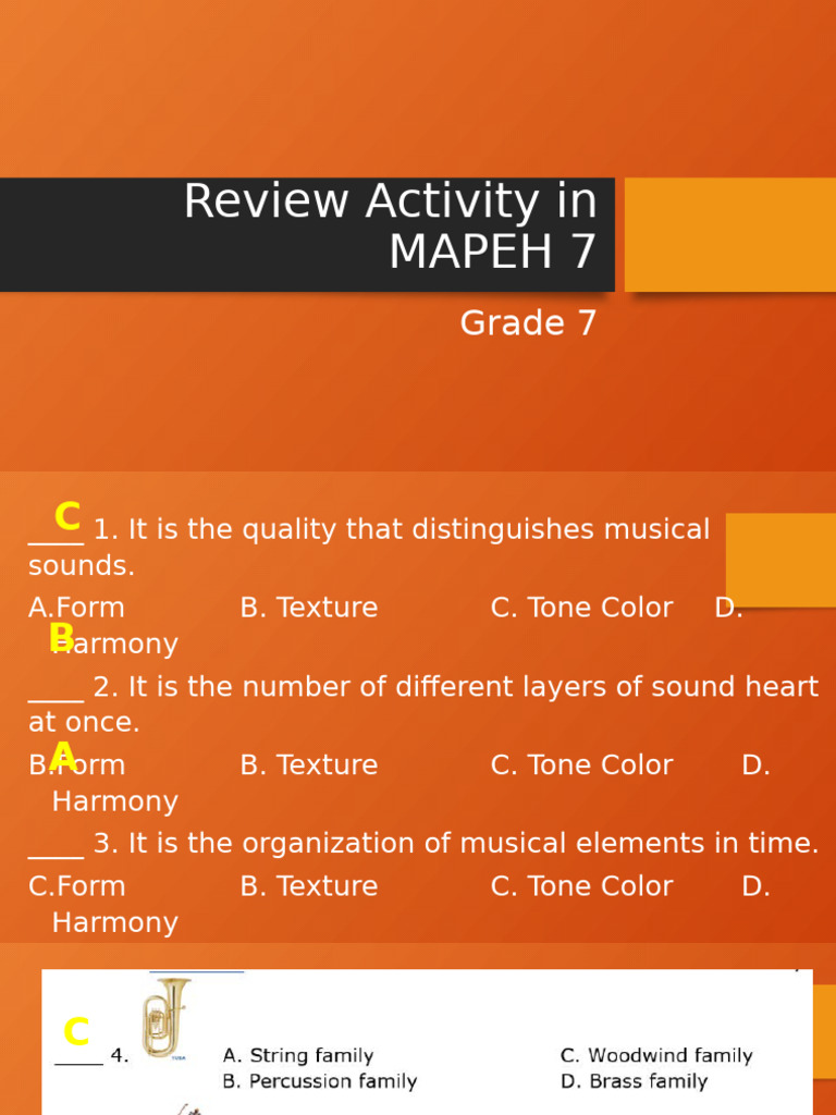 Review Activity in MAPEH 7 | PDF | Diet (Nutrition) | Diet & Nutrition