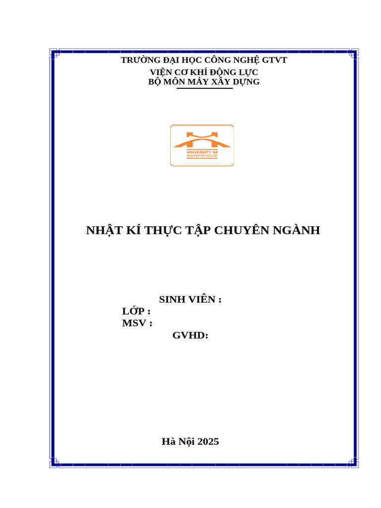 Nhat Ky Thuc Tap HSC 2.0 - Tran Giang | PDF
