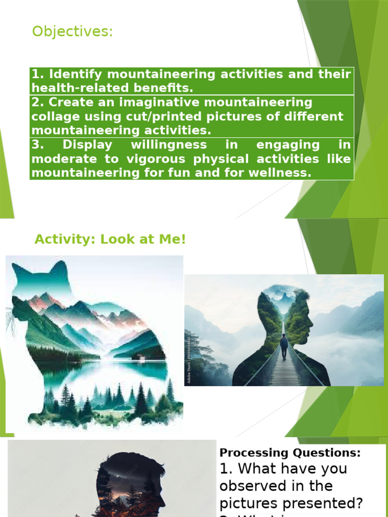 Mountaineering Activities | PDF | Hiking | Mountaineering