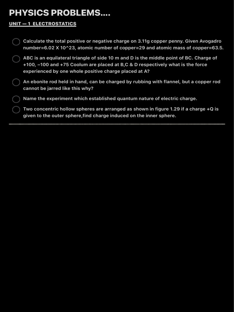 Physics Problems… | PDF | Electric Field | Doping (Semiconductor)