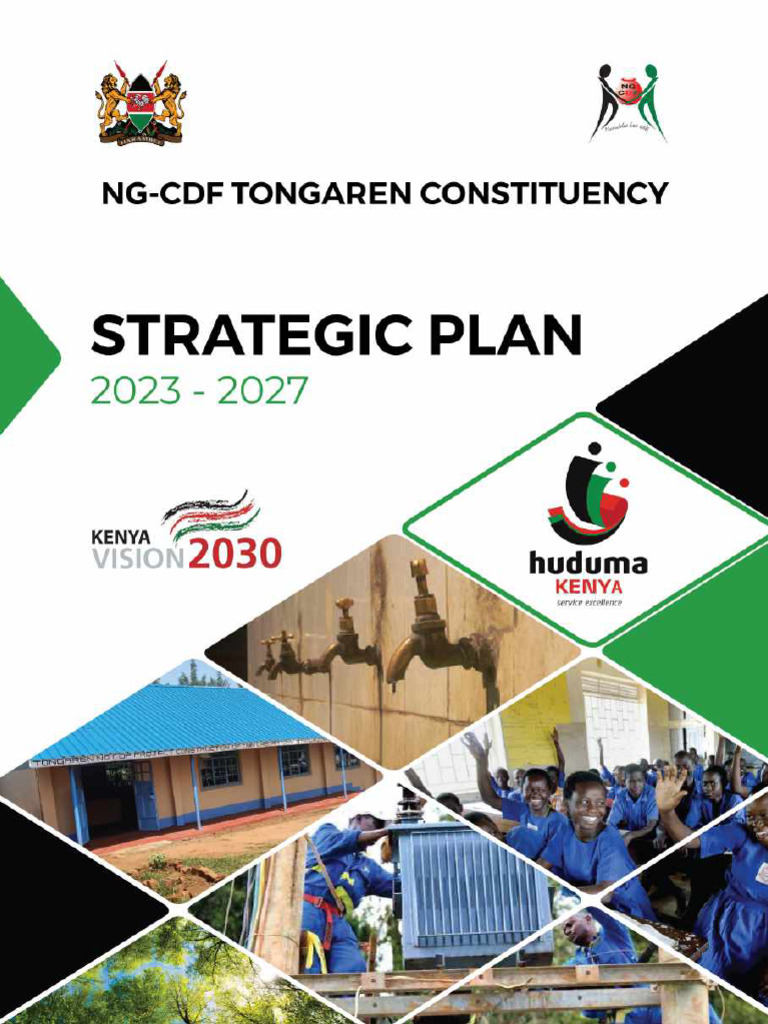 TONGAREN CONSTITUENCY STRATEGIC PLAN 2023 - 2027-Compressed | PDF ...