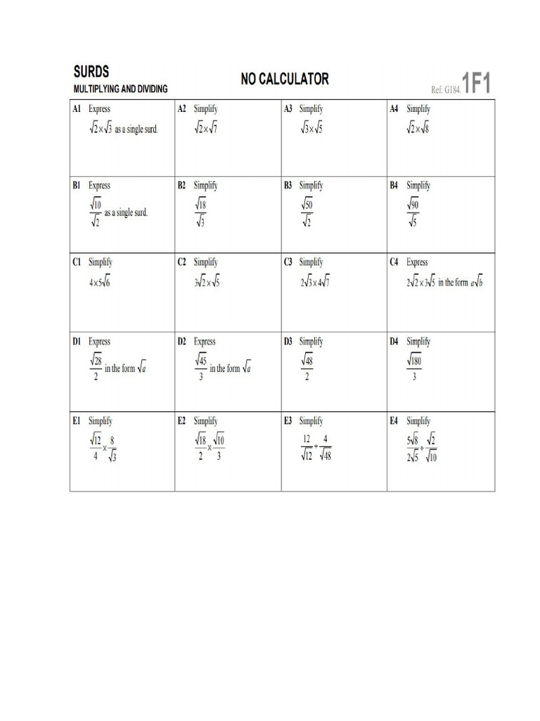 Worksheet | PDF
