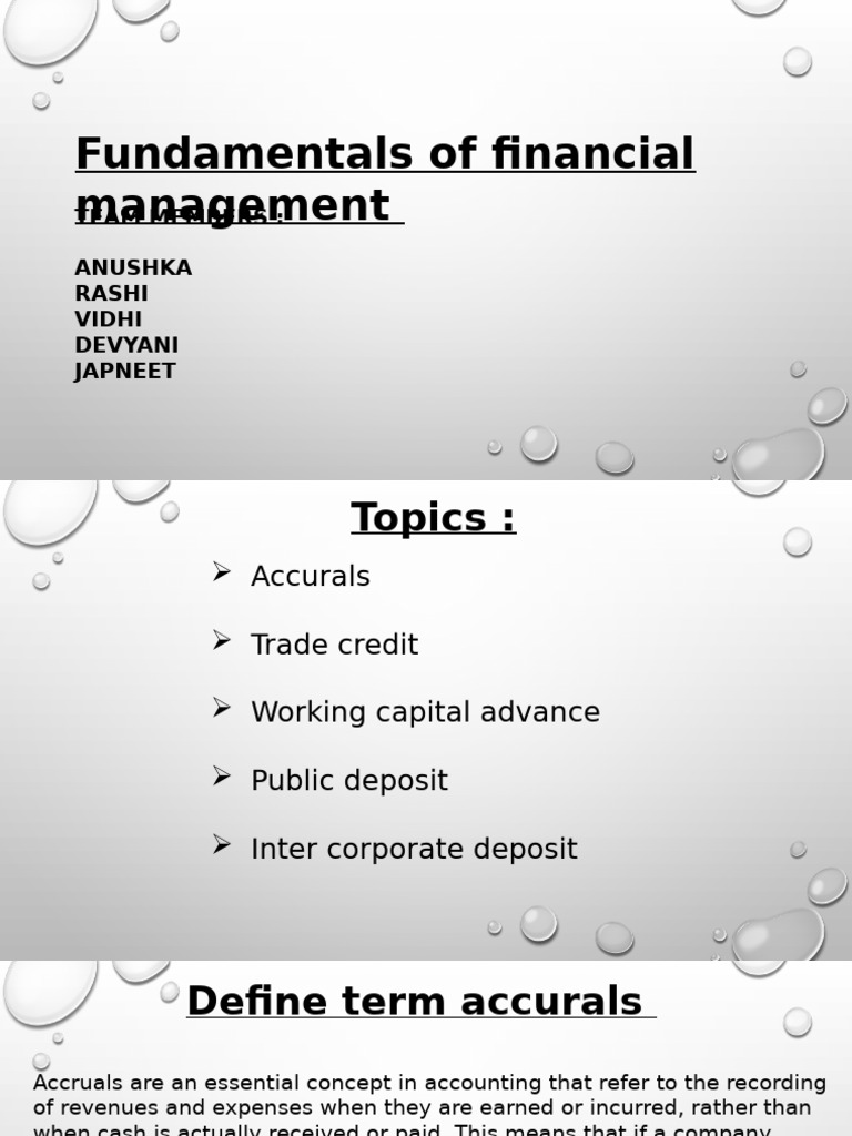 Financial Management 1 | PDF | Finance & Money Management | Credit