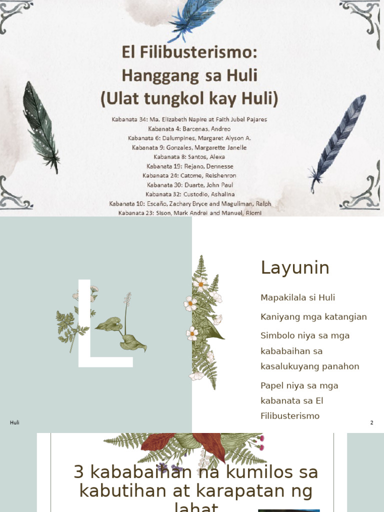 Huli-El Fili (Tribung Lakambini) | PDF | Marketing | Business Economics