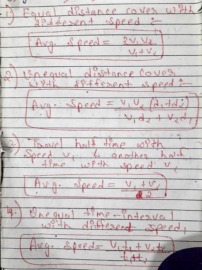 Physics Concepts: Speed, Distance & Acceleration | PDF