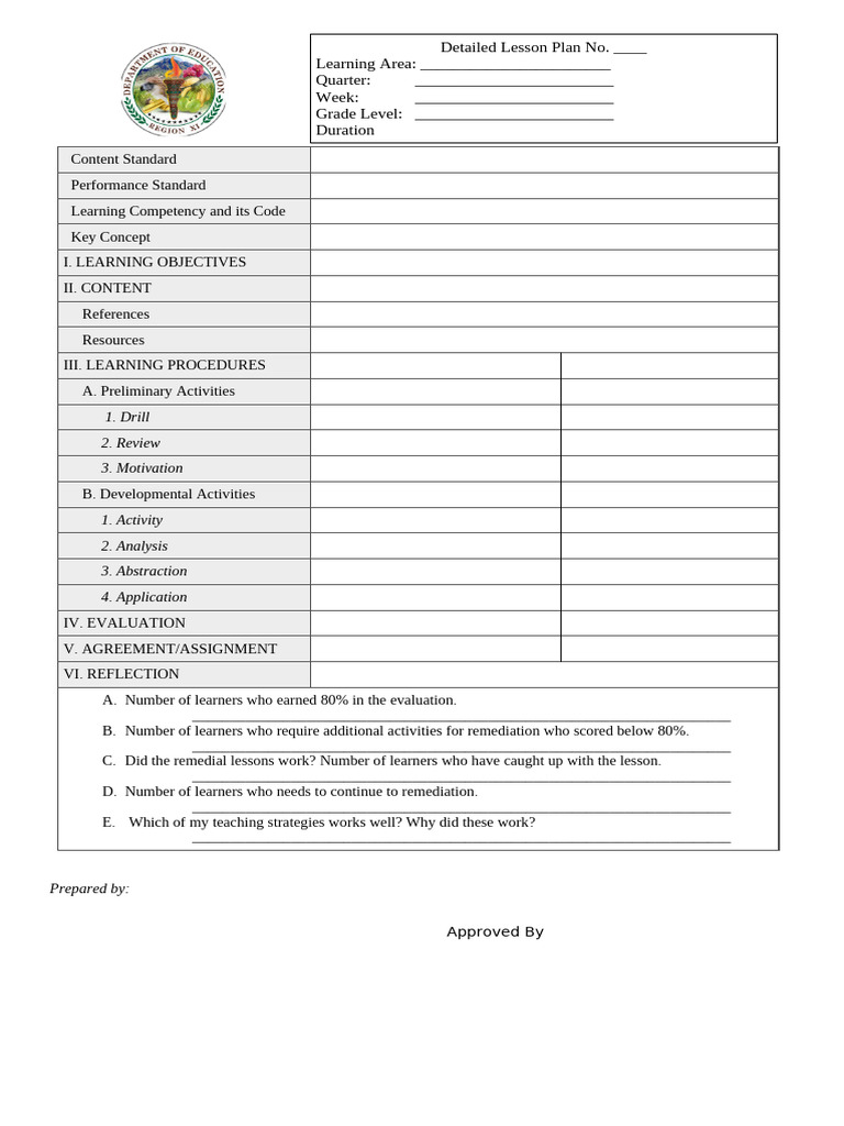 DLP Template (G4 to G12 ) | PDF