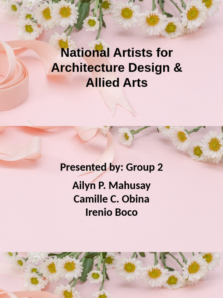 National Artists in Architecture Design | PDF | Philippines
