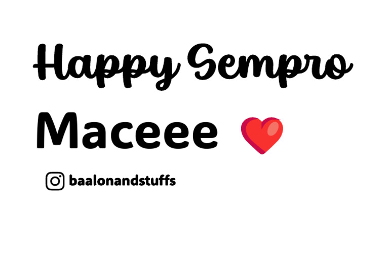 Happy Sempro | PDF