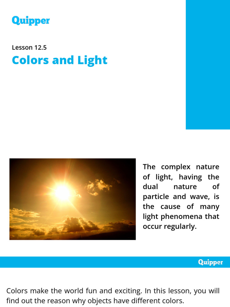 PS 2.3 Colors and Light | PDF | Color | Light