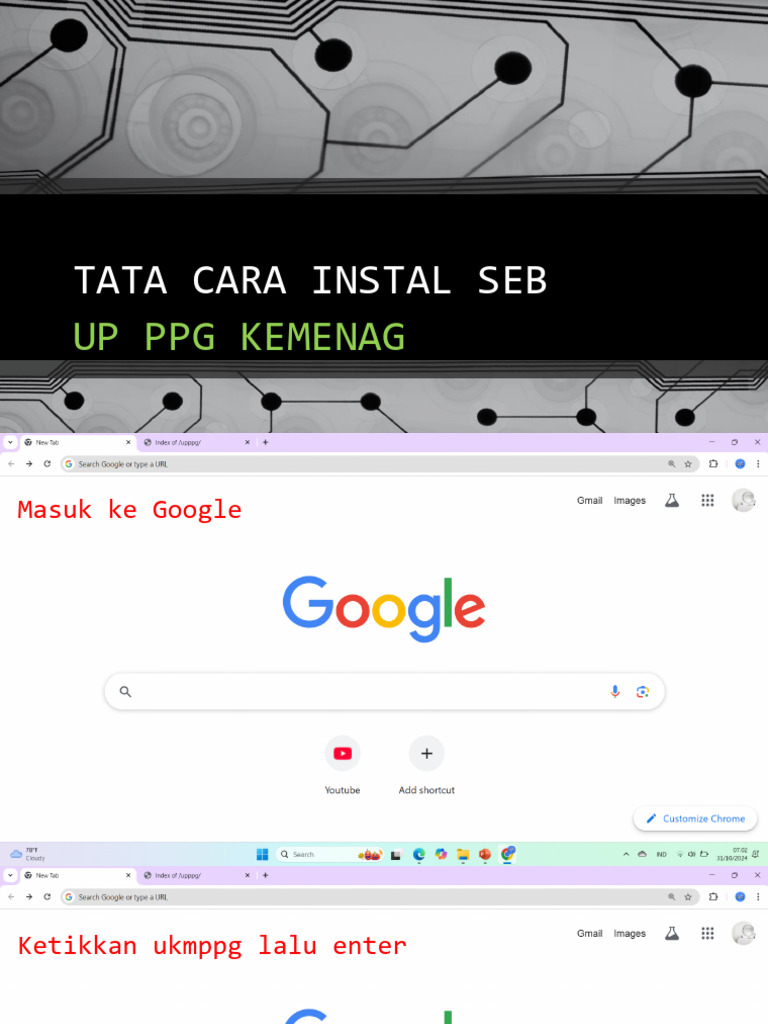 Panduan Instalasi SEB UPPPG | PDF