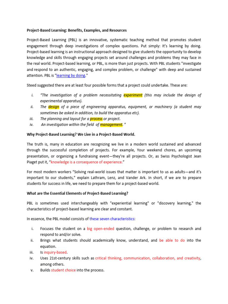 A Project Management Information System | PDF | Project Based Learning ...