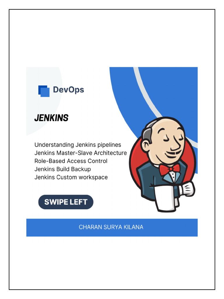 Jenkins Pipeline MasterSlave ThinBackUp Custom Workspace 1725487923 | PDF | Parameter (Computer ...