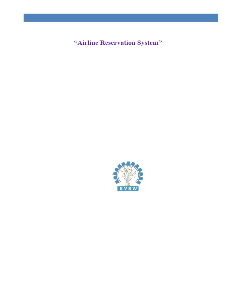 Airline Reservation System Imp | PDF | Computer Science | Computing
