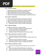 Class 12 Sports Planning Notes | PDF | Tournament | Sports