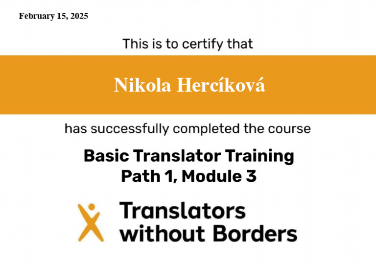 TWB Basic Translator Training - Path 1 Module 3 | PDF