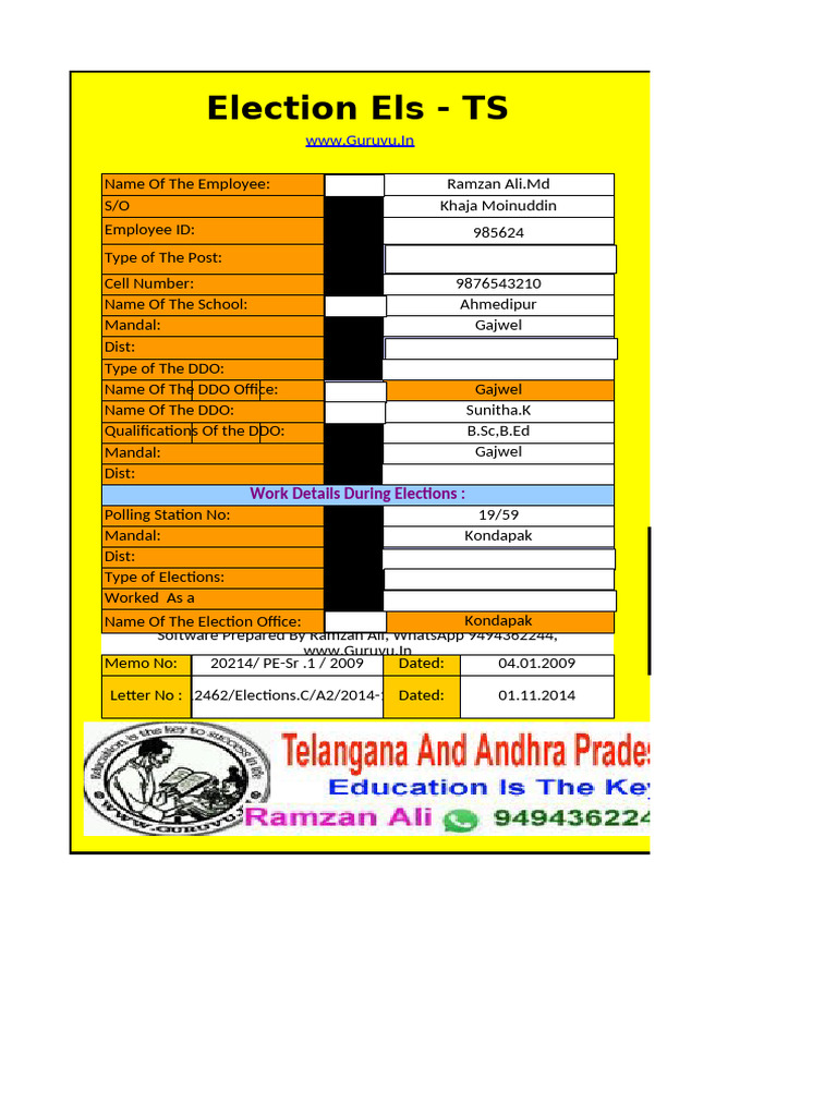 TS Election Duties - ELs - Software | PDF