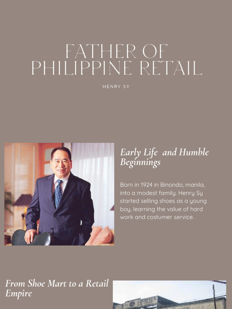 Henry Sy: Legacy of Philippine Retail | PDF