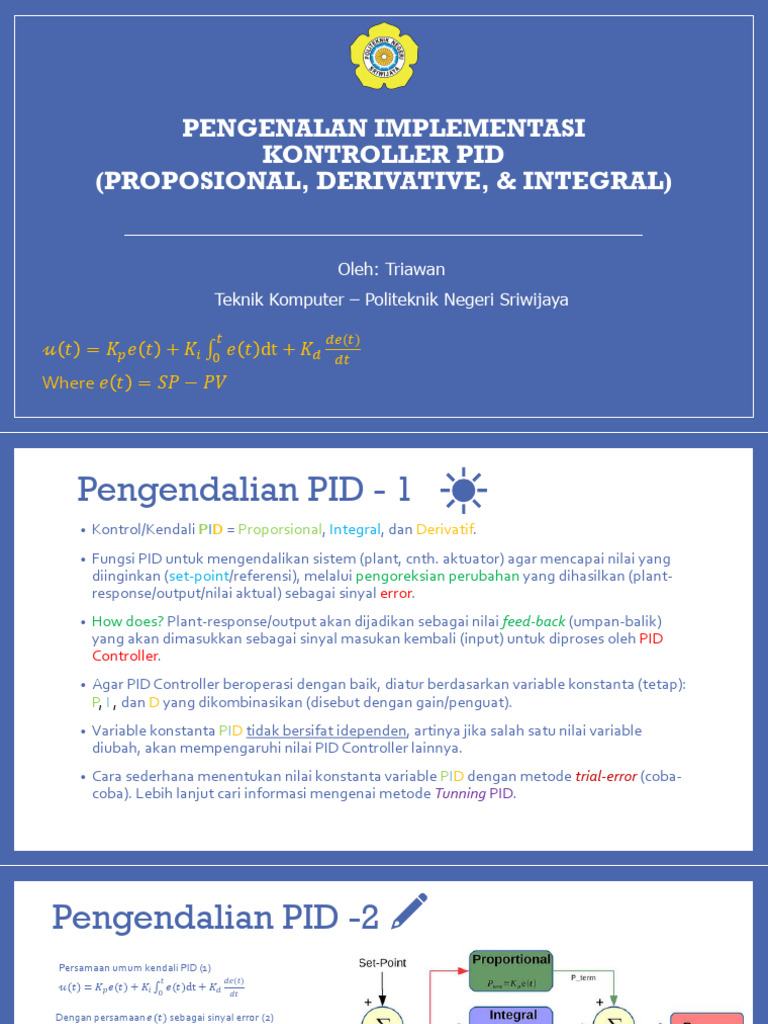 PID - Triawan[1] | PDF