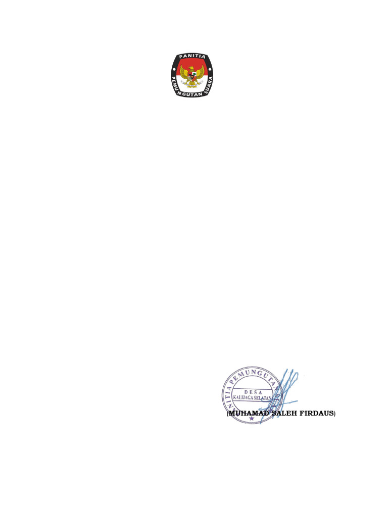 Undangan Pelantikan KPPS PILKADA 2024 | PDF